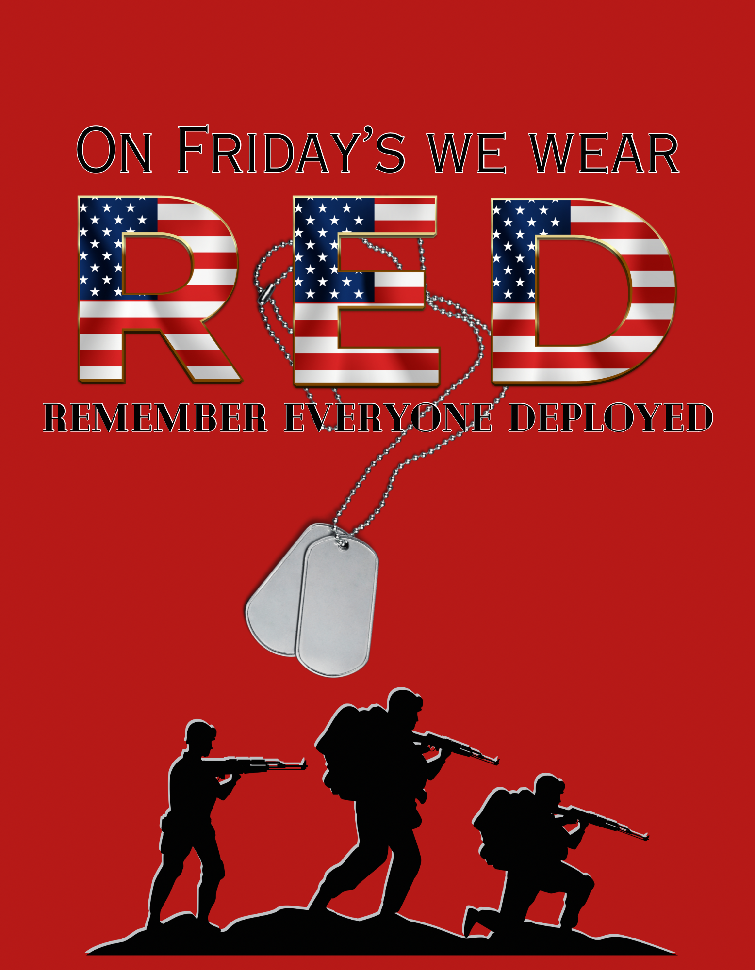 Red Shirt Friday - 2025 (Female) | Department of Florida AMVETS